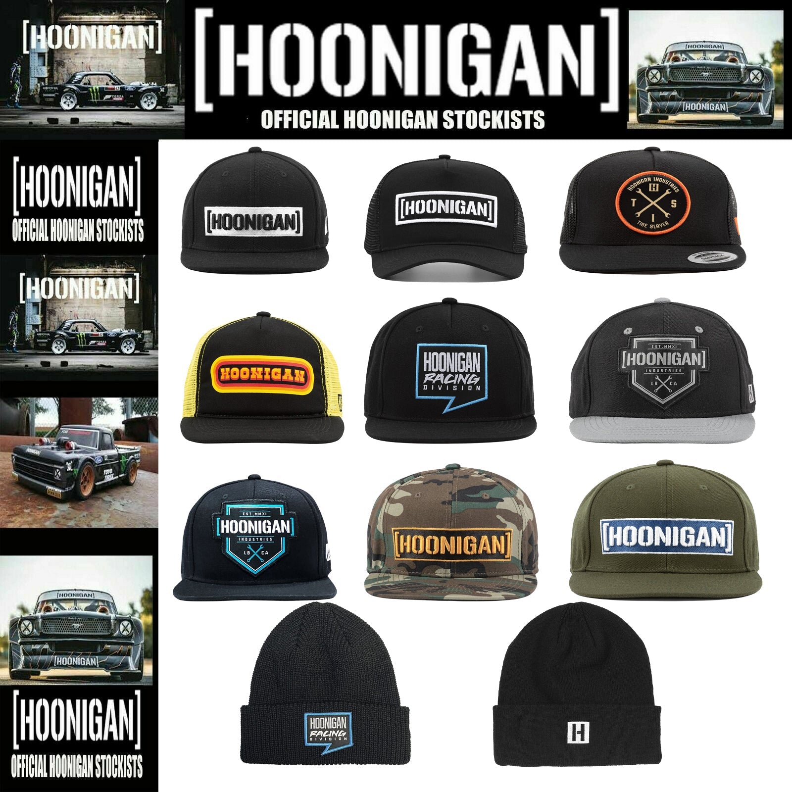 Our Collection of All Official Headwear Products - HOTROD58