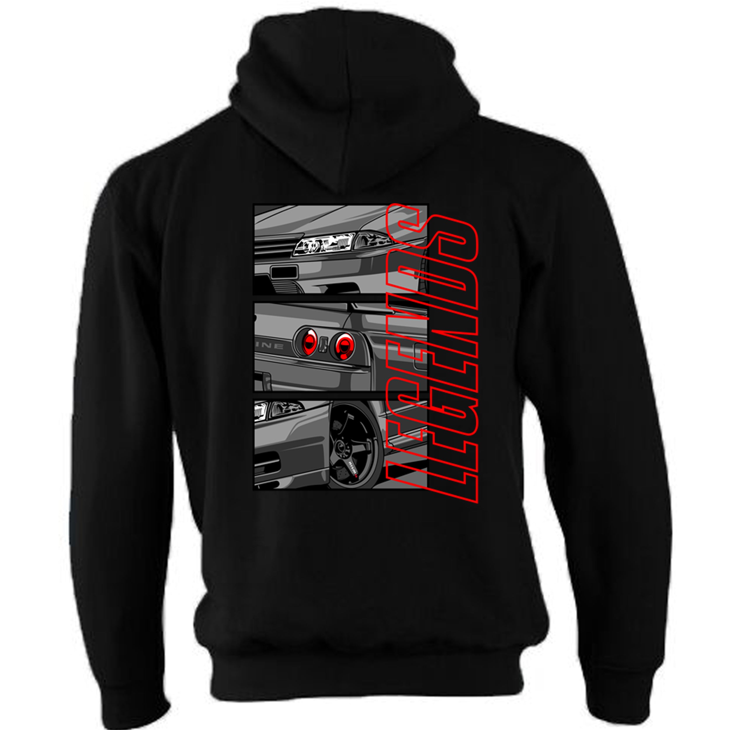 JDM Zip Hoodie Japanese Modified Automotive Street Drift Drag Race Car ...