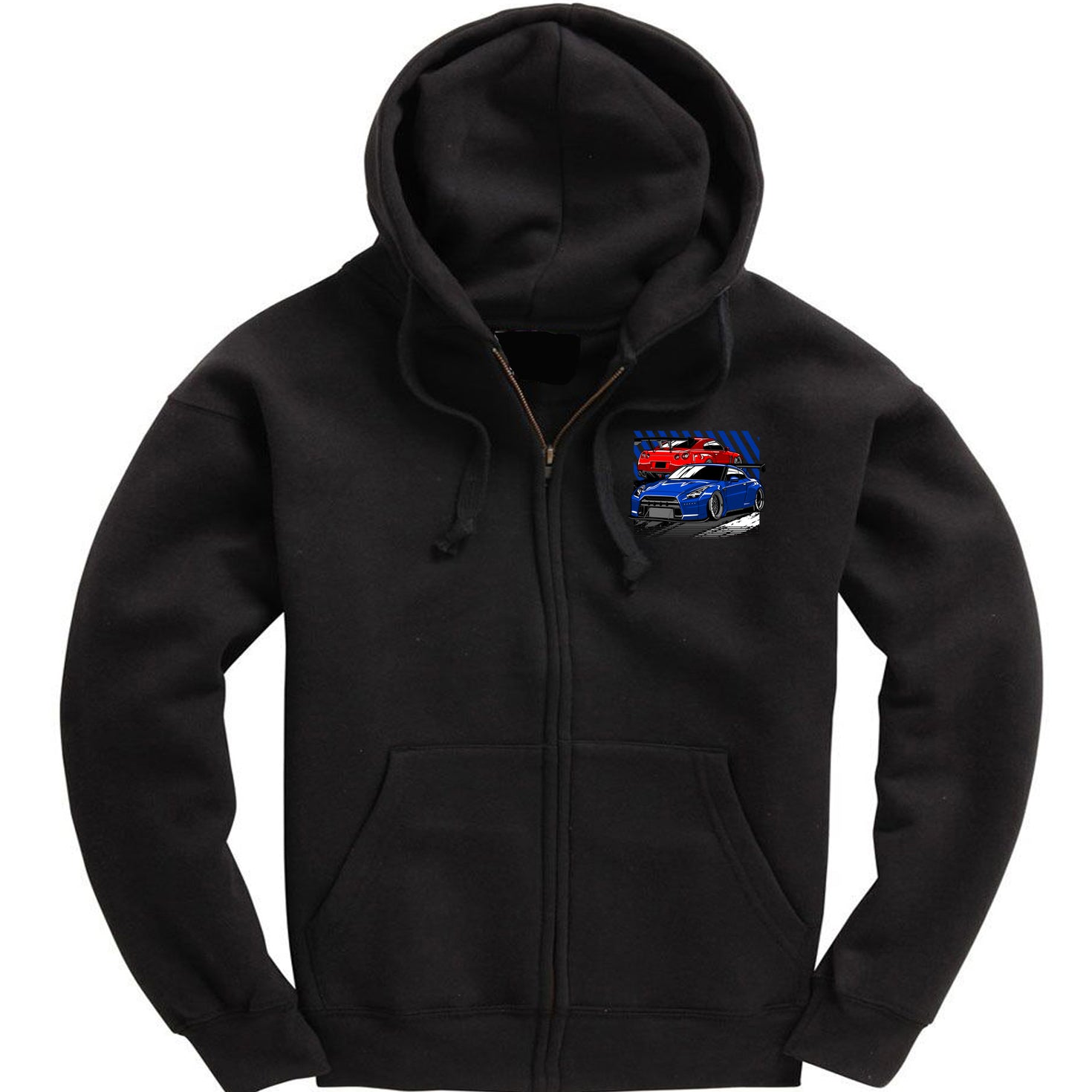 JDM Zip Hoodie Japanese Modified Automotive Street Drift Drag Race Car ...