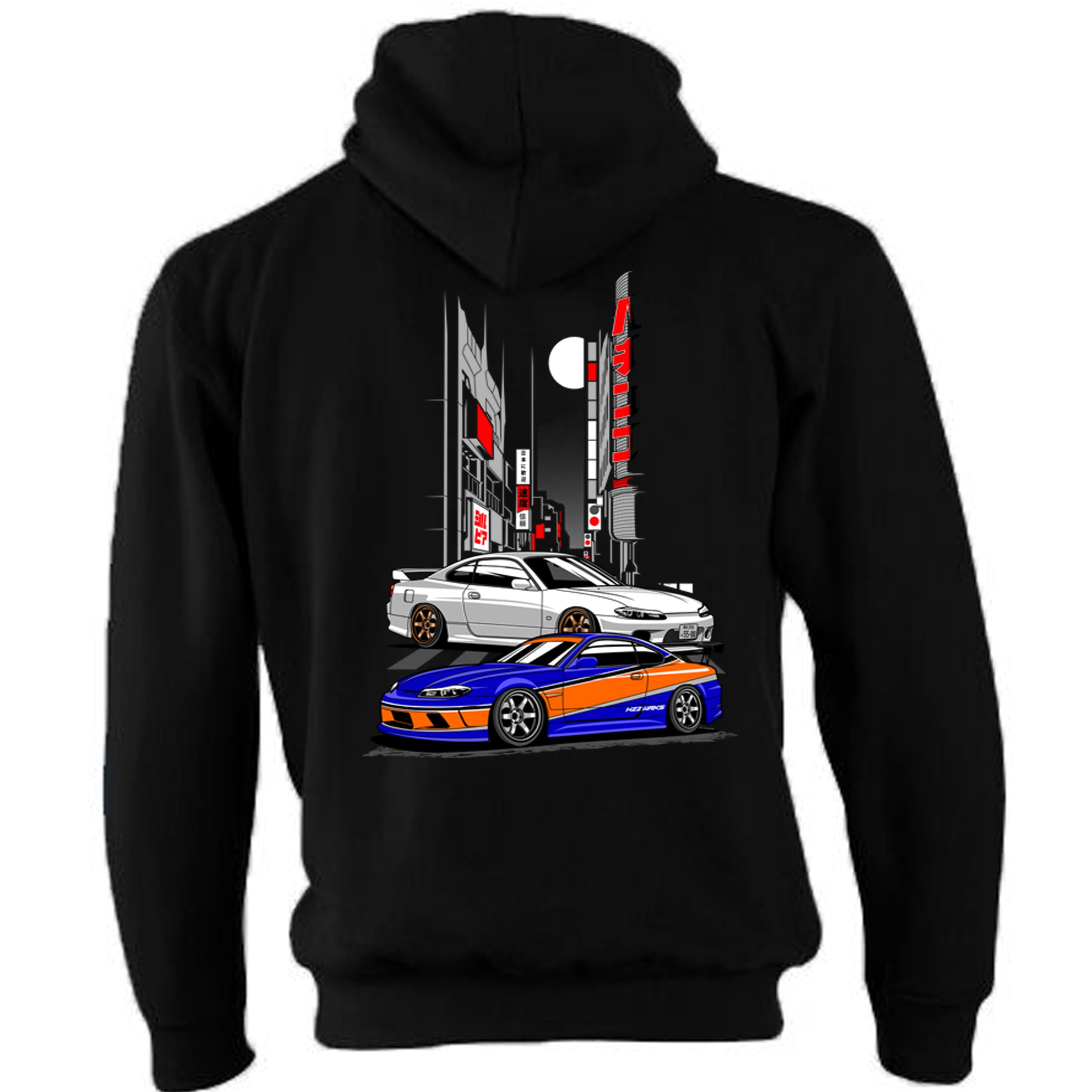 JDM Zip Hoodie Japanese Modified Automotive Street Drift Drag Race Car ...