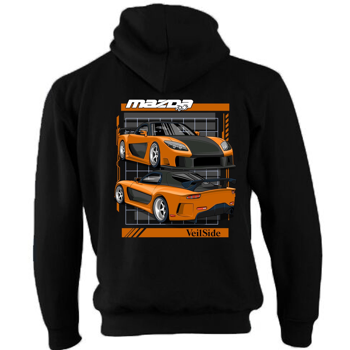 JDM Zip Hoodie Japanese Modified Automotive Street Drift Drag Race Car ...